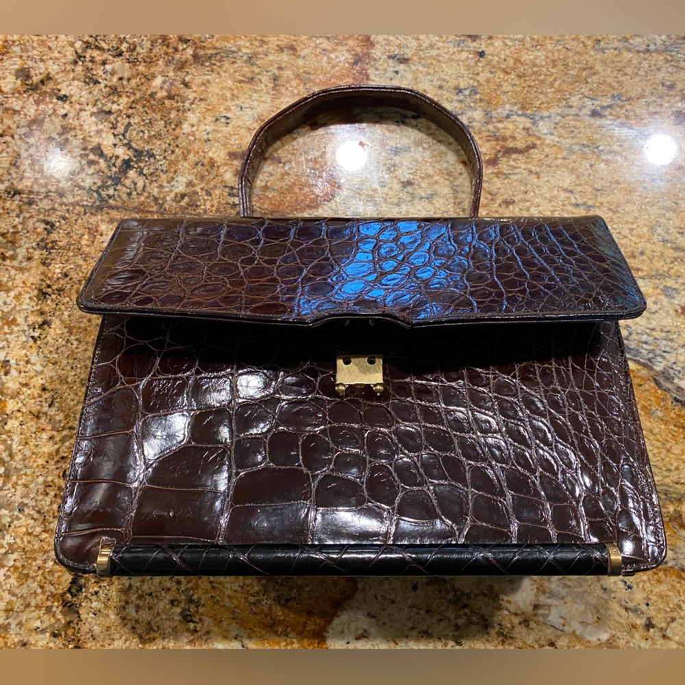 Genuine Alligator Purse - Gem